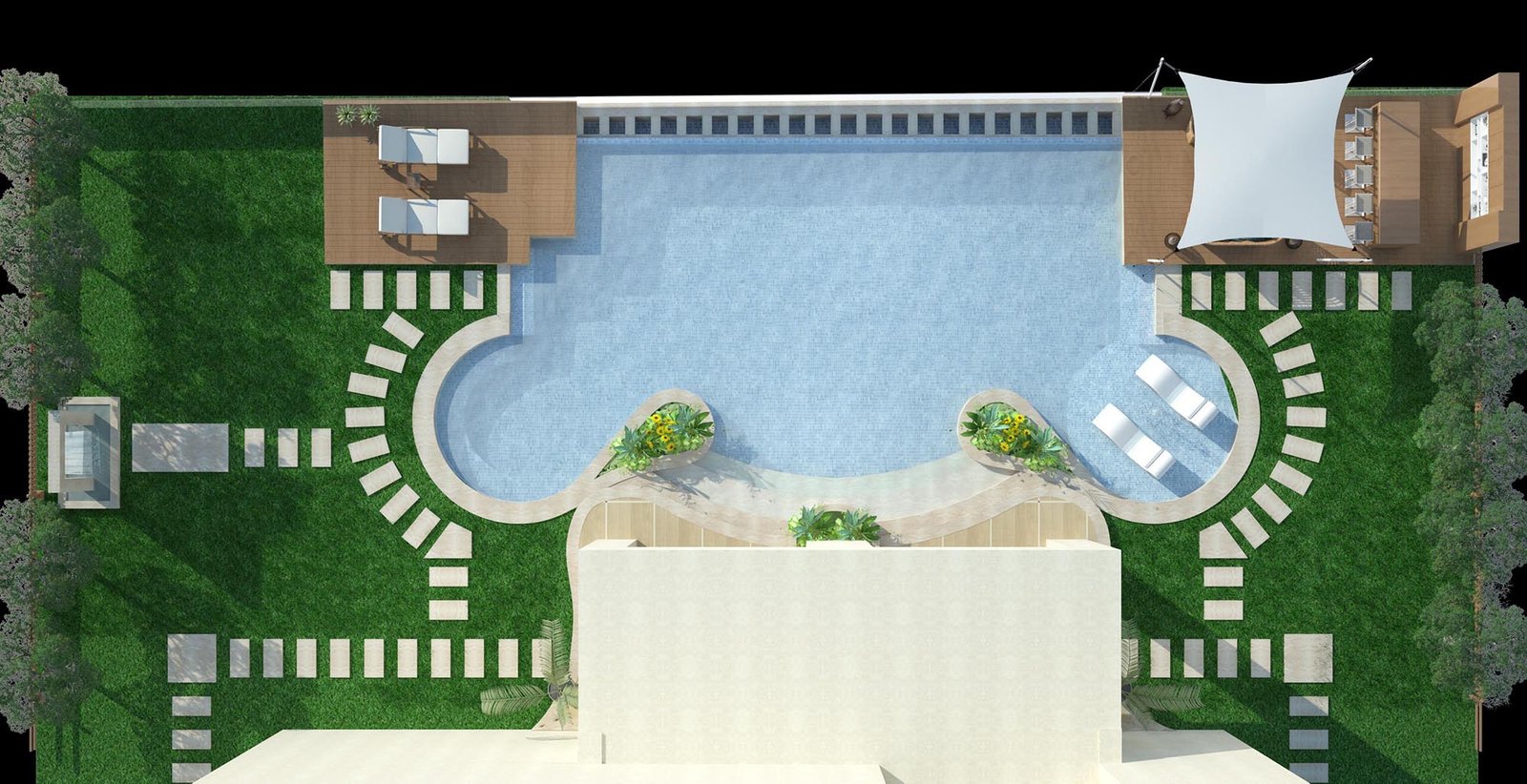 Swimming pool and landscape design - Amany Salah