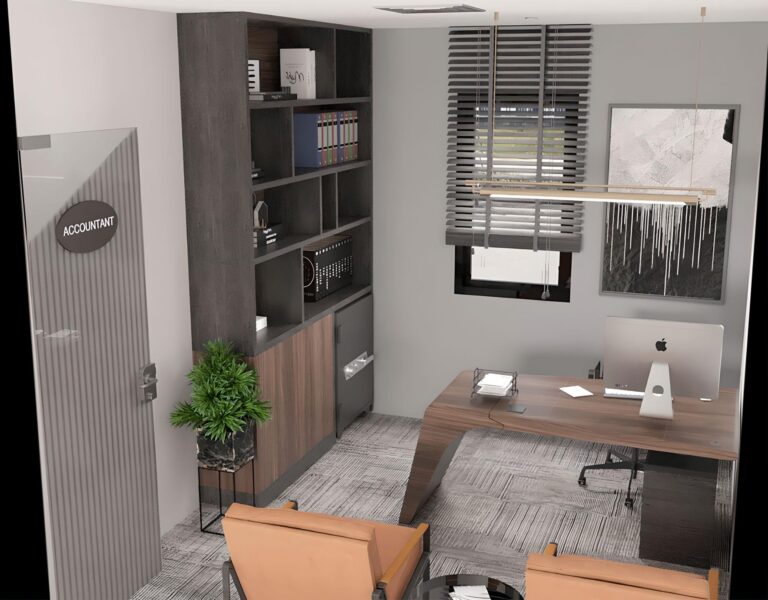 Industrial Office Design| Amany Salah for interiors and more