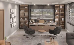 Industrial Office Design| Amany Salah for interiors and more