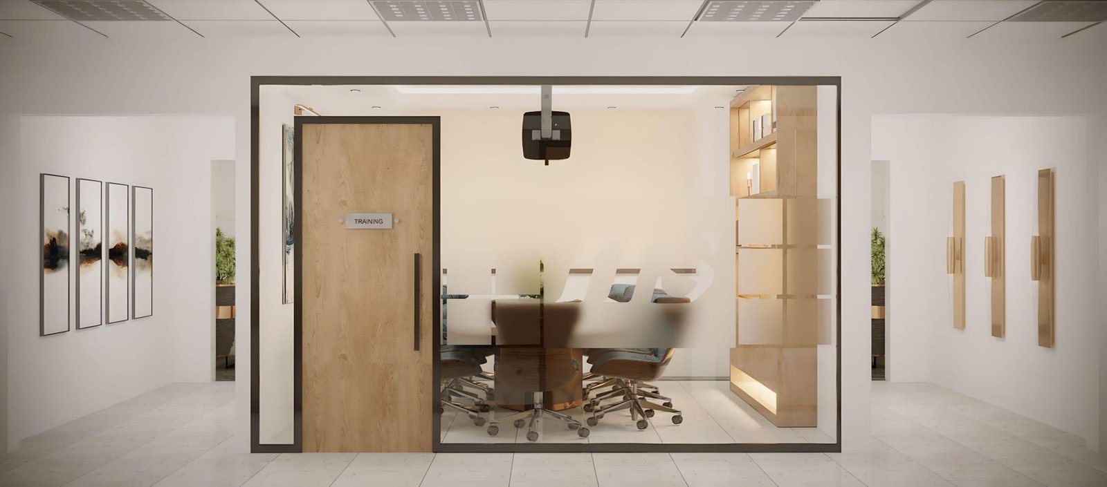 Modern Office Design | Amany Salah for interiors and more